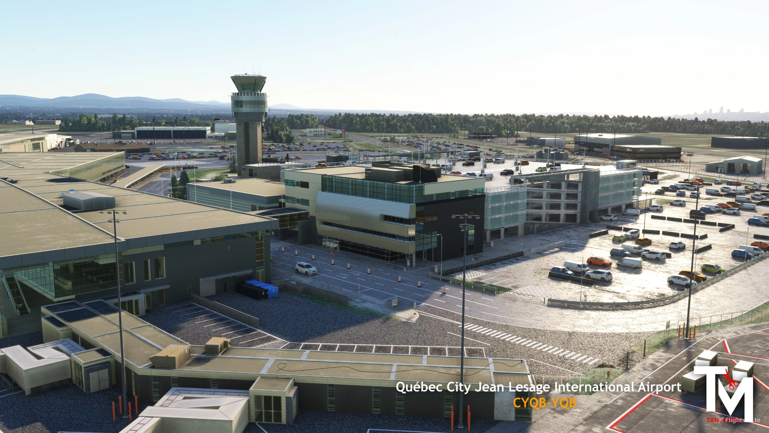 TAIMODELS - Québec City Intl. Airport - MSFS20/24 for Microsoft Flight Simulator | MSFS