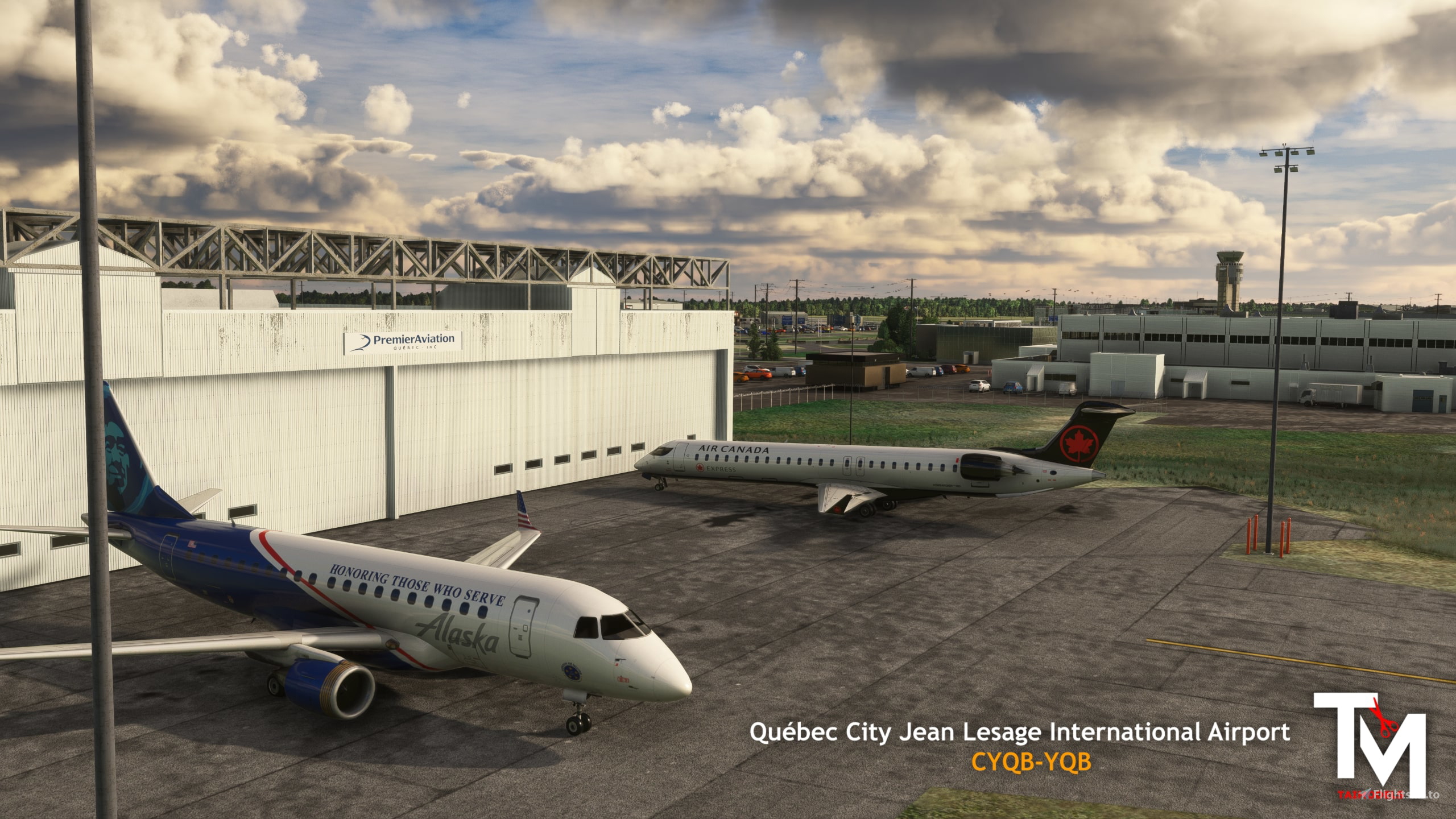 TAIMODELS - Québec City Intl. Airport - MSFS20/24 for Microsoft Flight Simulator | MSFS