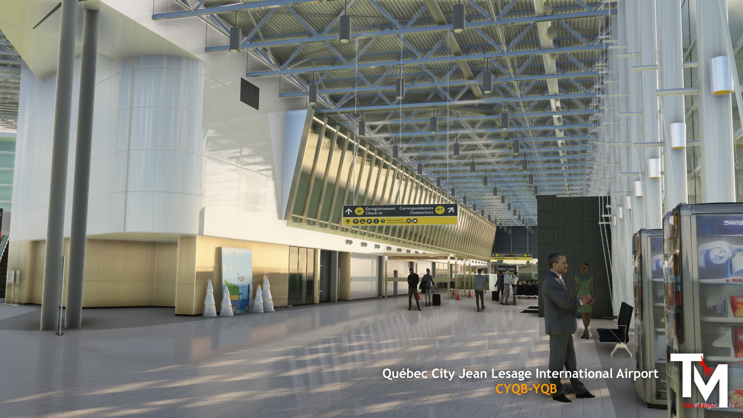 TAIMODELS - Québec City Intl. Airport - MSFS20/24 for Microsoft Flight Simulator | MSFS