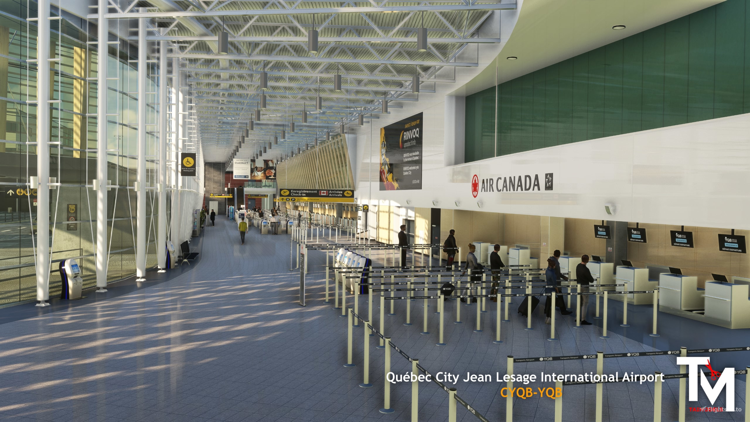 TAIMODELS - Québec City Intl. Airport - MSFS20/24 for Microsoft Flight Simulator | MSFS