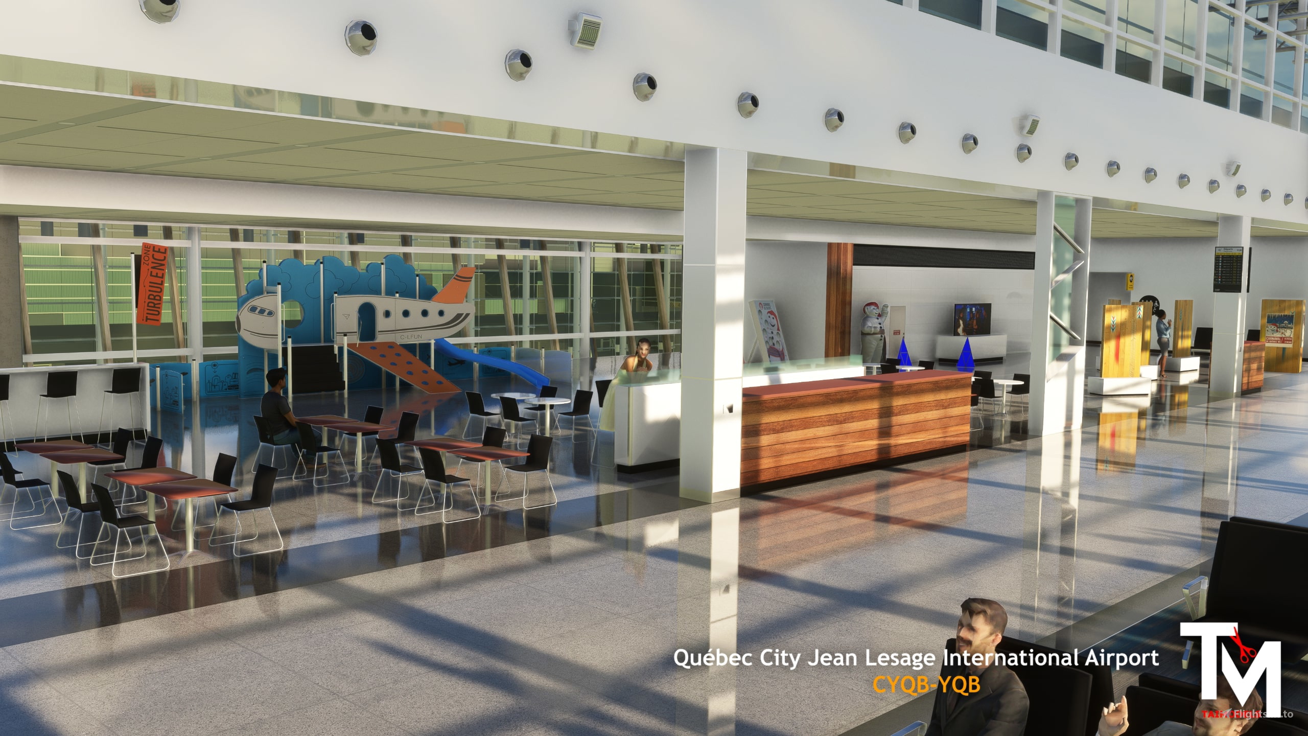 TAIMODELS - Québec City Intl. Airport - MSFS20/24 for Microsoft Flight Simulator | MSFS