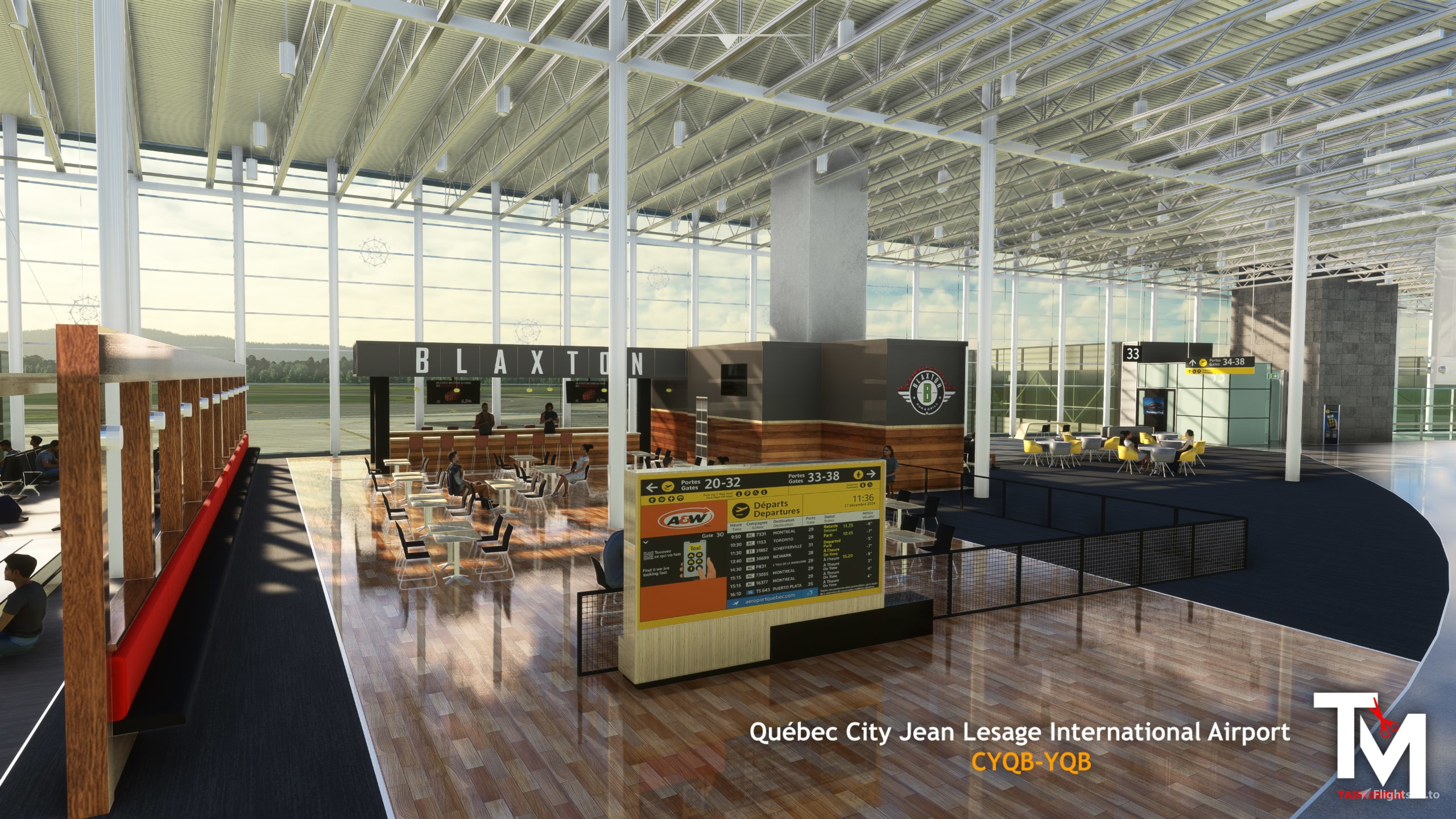 TAIMODELS - Québec City Intl. Airport - MSFS20/24 for Microsoft Flight Simulator | MSFS