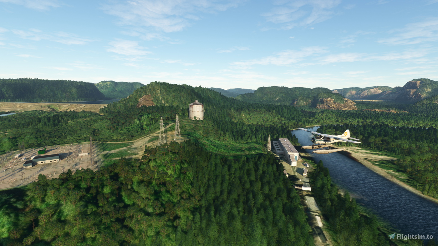 Quebec Hydro Bersimis pour Microsoft Flight Simulator | MSFS