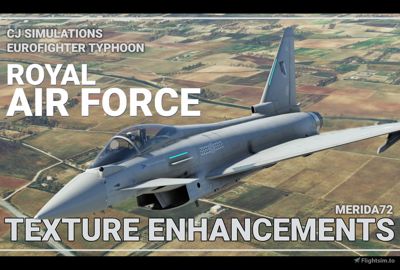 CJ Eurofighter Typhoon Liveries for Microsoft Flight Simulator | MSFS