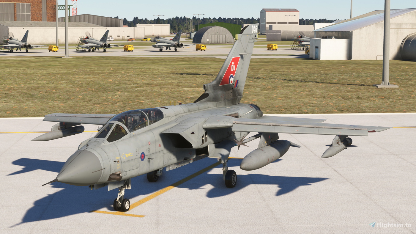 RAF Panavia Tornado GR.4 "RAF 100" Tail ZA554 (8K Textures) for Microsoft Flight Simulator | MSFS