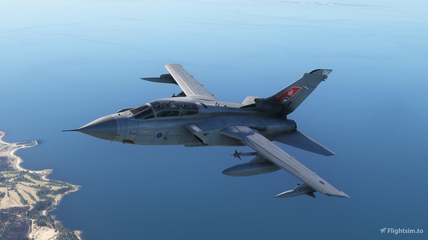 RAF Panavia Tornado GR.4 "RAF 100" Tail ZA554 (8K Textures) for Microsoft Flight Simulator | MSFS