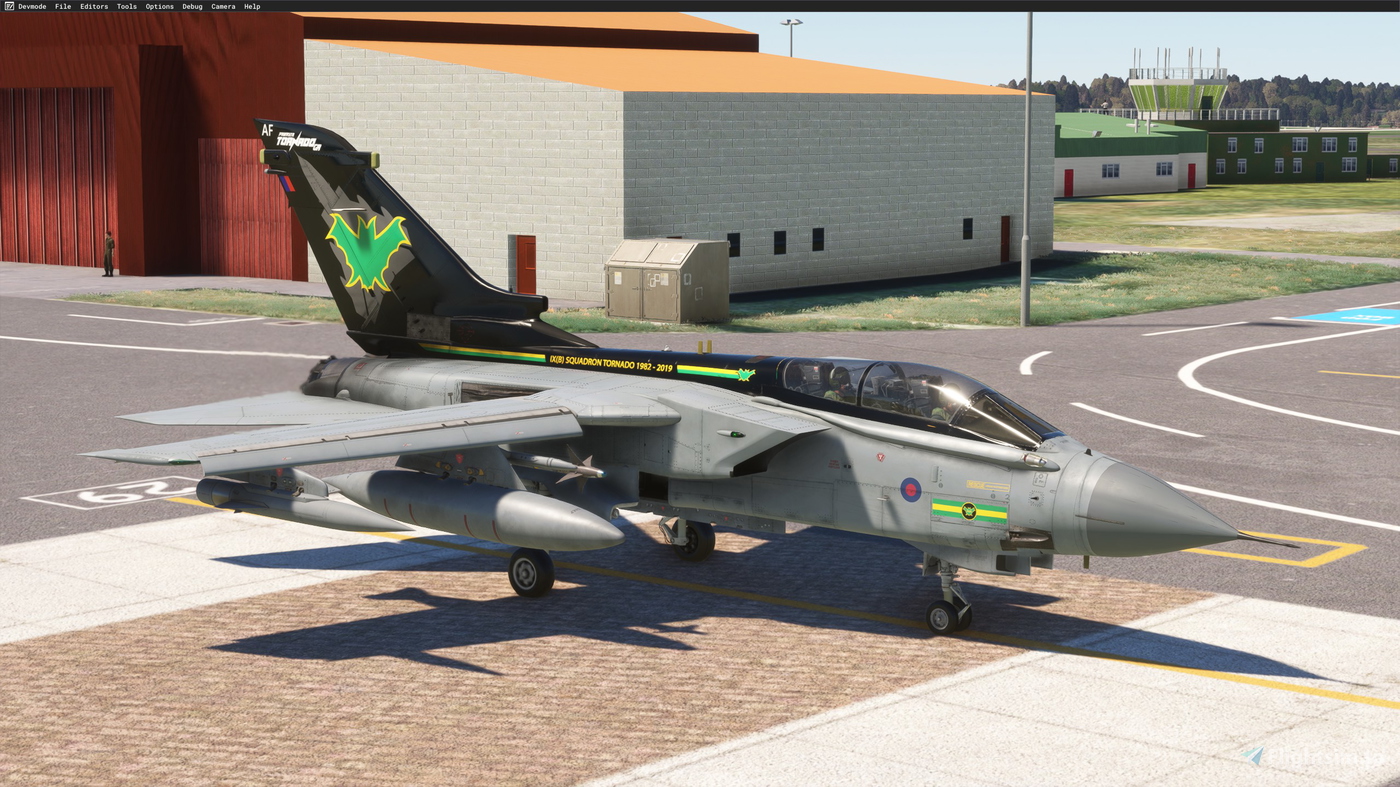 RAF Panavia Tornado GR.4 "9 Sqn Retirement scheme" Tail ZG775 (8K ...