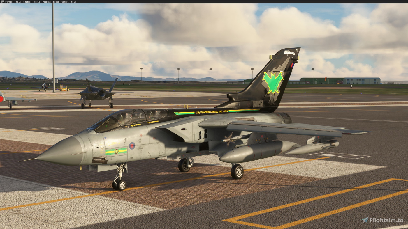 RAF Panavia Tornado GR.4 "9 Sqn Retirement scheme" Tail ZG775 (8K ...