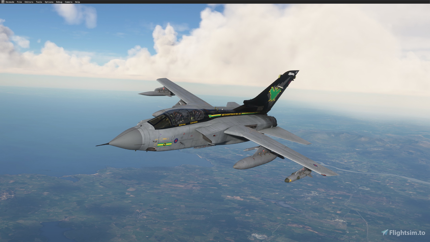 RAF Panavia Tornado GR.4 "9 Sqn Retirement scheme" Tail ZG775 (8K ...