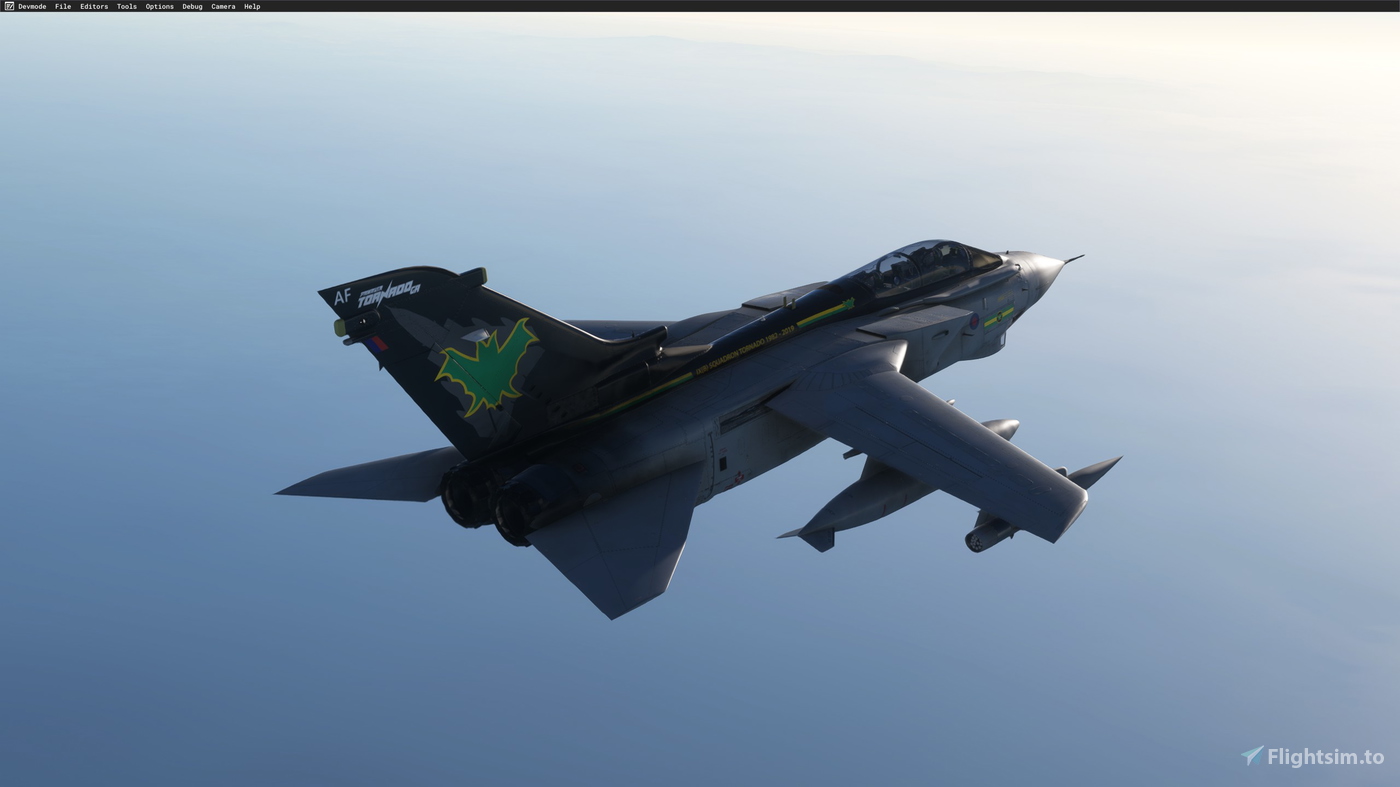 RAF Panavia Tornado GR.4 "9 Sqn Retirement scheme" Tail ZG775 (8K ...