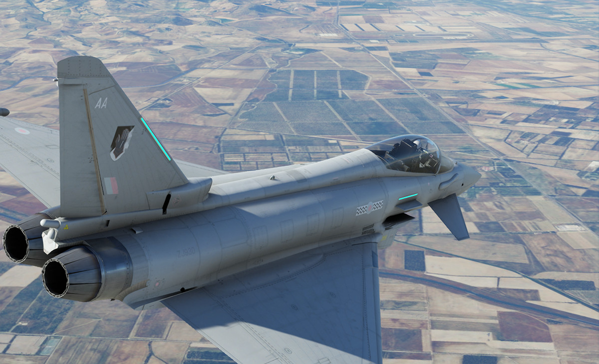RAF Typhoon Livery pack 1 のために Microsoft Flight Simulator | MSFS
