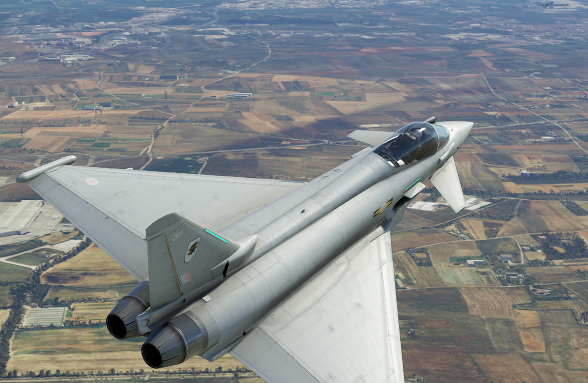 RAF Typhoon Livery pack 1 のために Microsoft Flight Simulator | MSFS