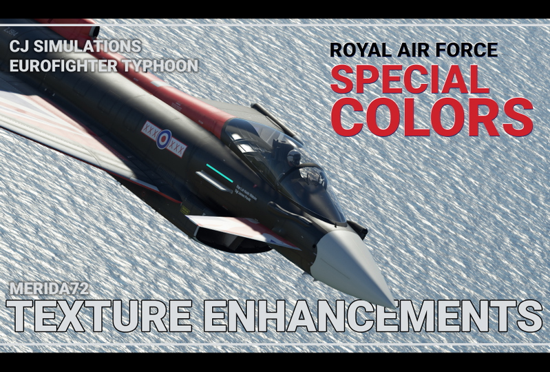 CJ Eurofighter Typhoon Liveries for Microsoft Flight Simulator | MSFS