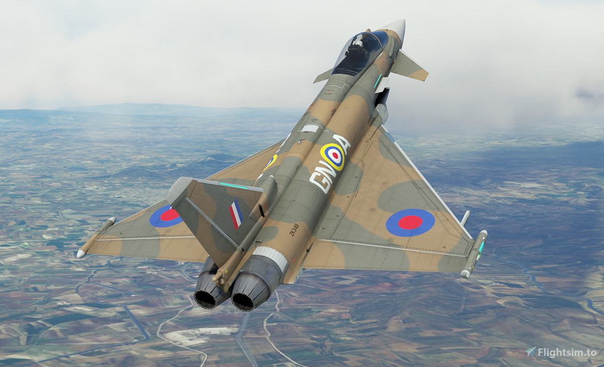 RAF Typhoon Livery pack 2 - Special Colors for Microsoft Flight ...