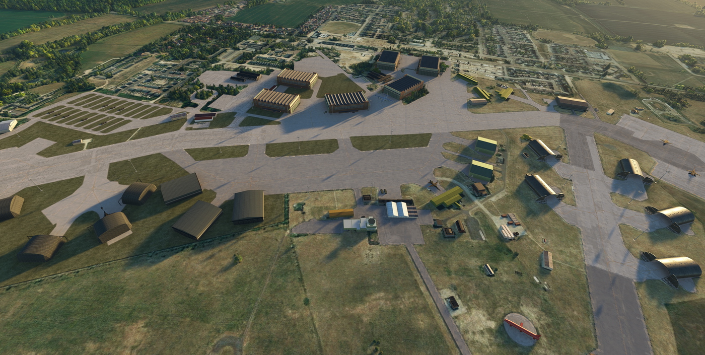 RAF Upper Heyford - ICAO EGUAB - UK for Microsoft Flight Simulator | MSFS