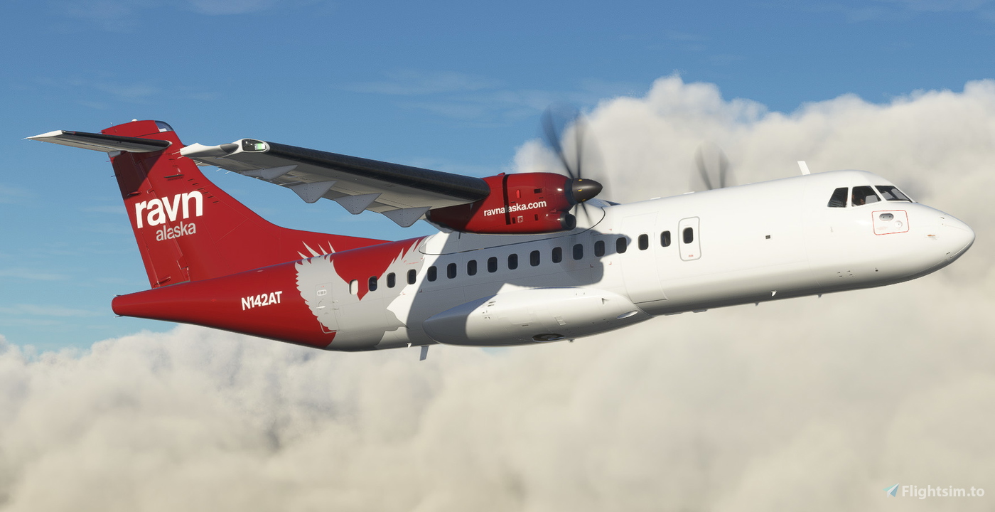RavnAlaska (Fictional) | Expert Series (Asobo) ATR 42-600 [4K] for Microsoft Flight Simulator | MSFS