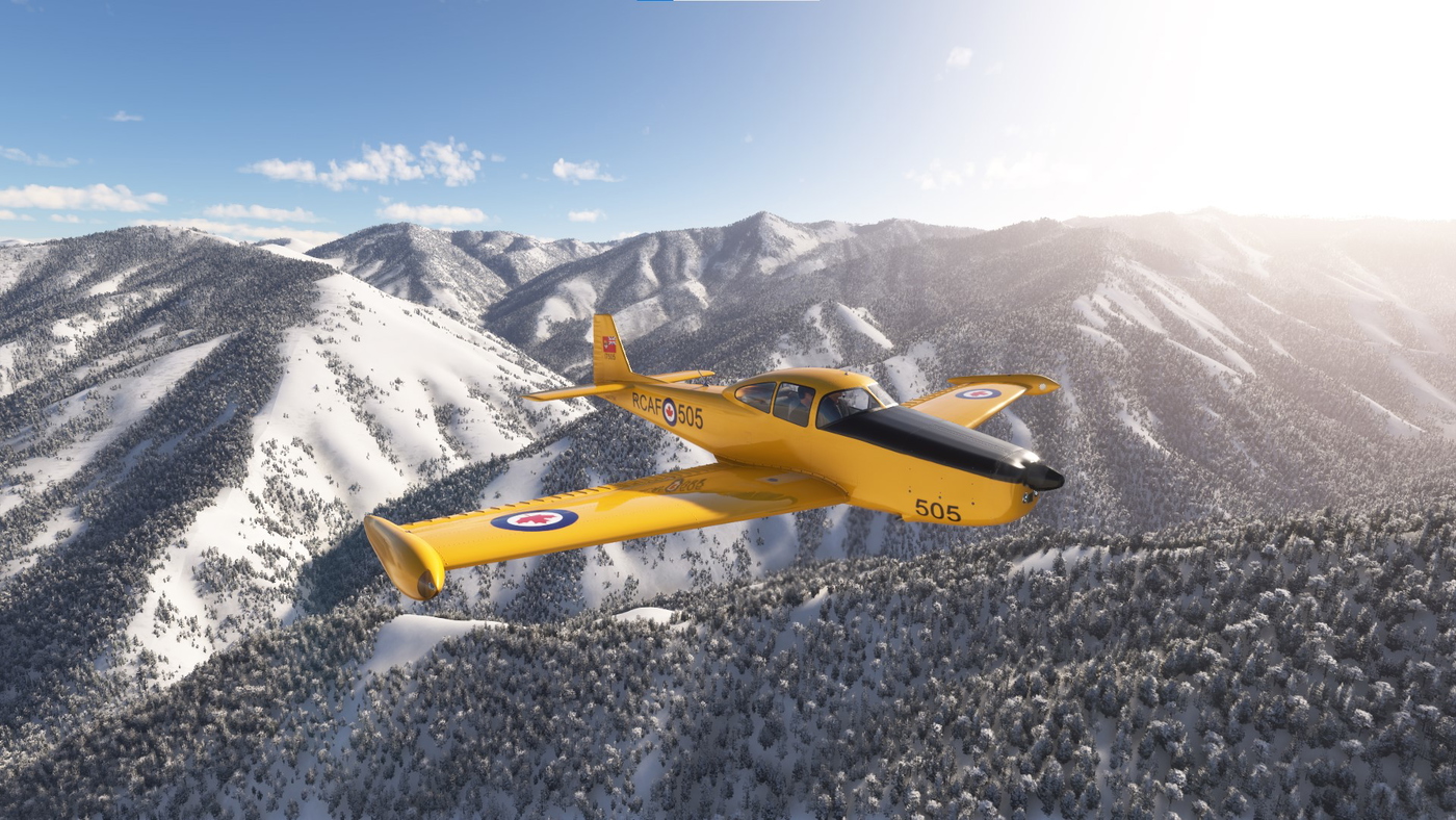 RCAF 505 livery for the payware RYAN Navion B by HANGAR STUDIOS 713 for ...