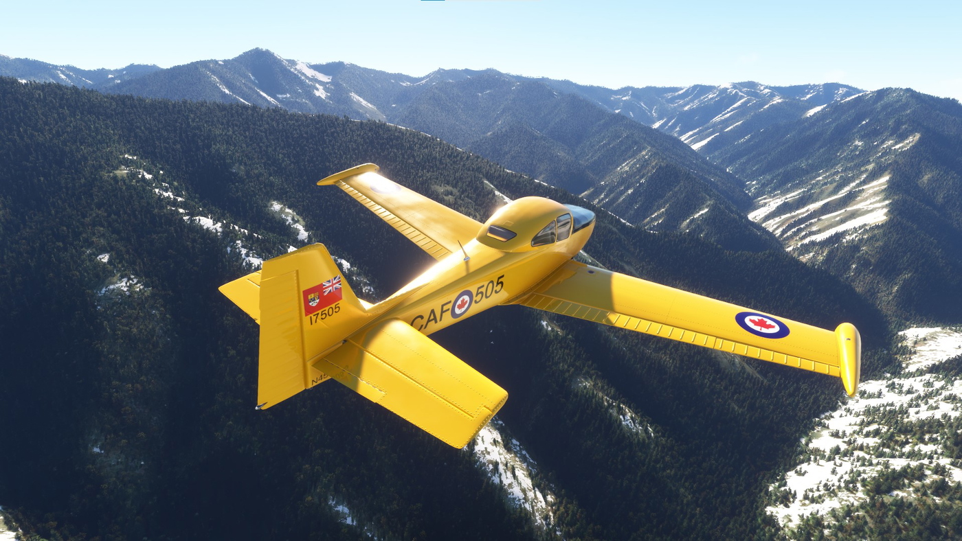 RCAF 505 livery for the payware RYAN Navion B by HANGAR STUDIOS 713 for ...