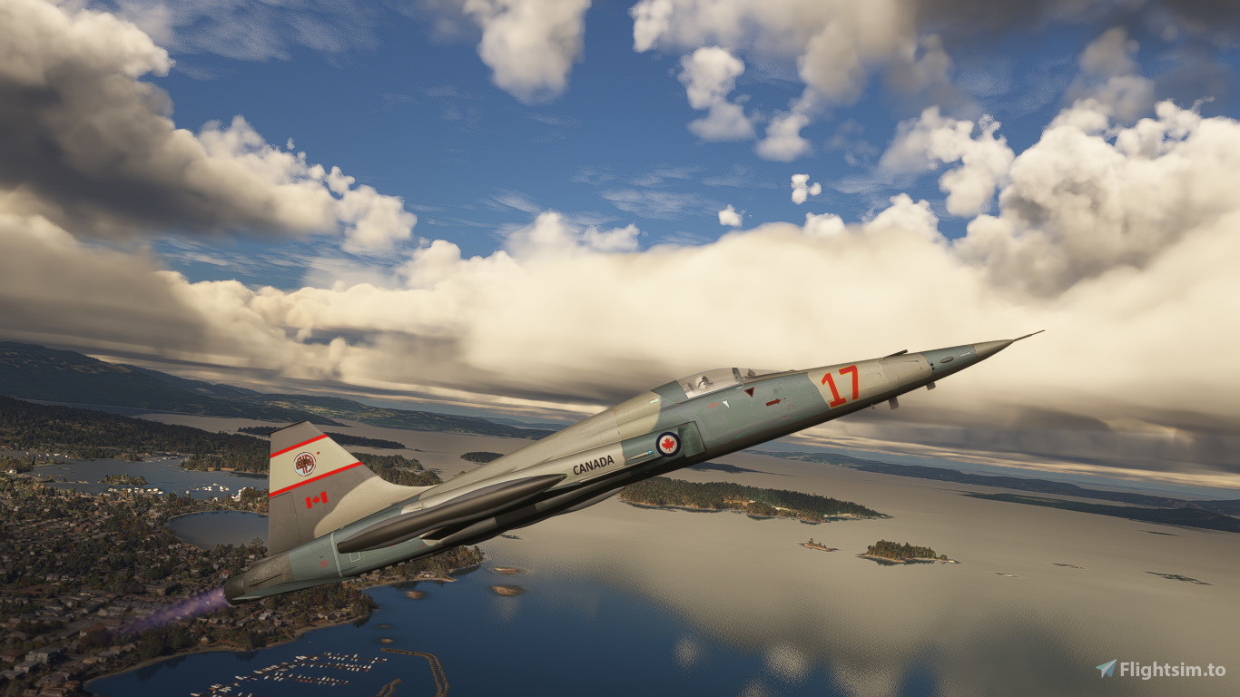 RCAF Livery CF-5 Aggressor for Venom Zero Productions F-5 for Microsoft ...
