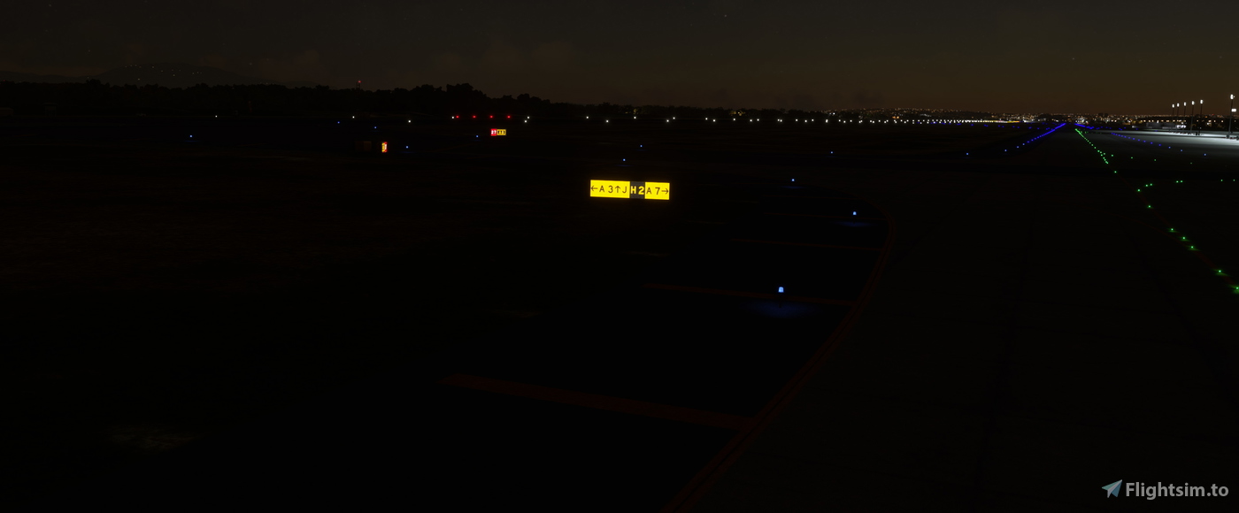 Realistic Taxi Signs Texture Pack for Microsoft Flight Simulator | MSFS