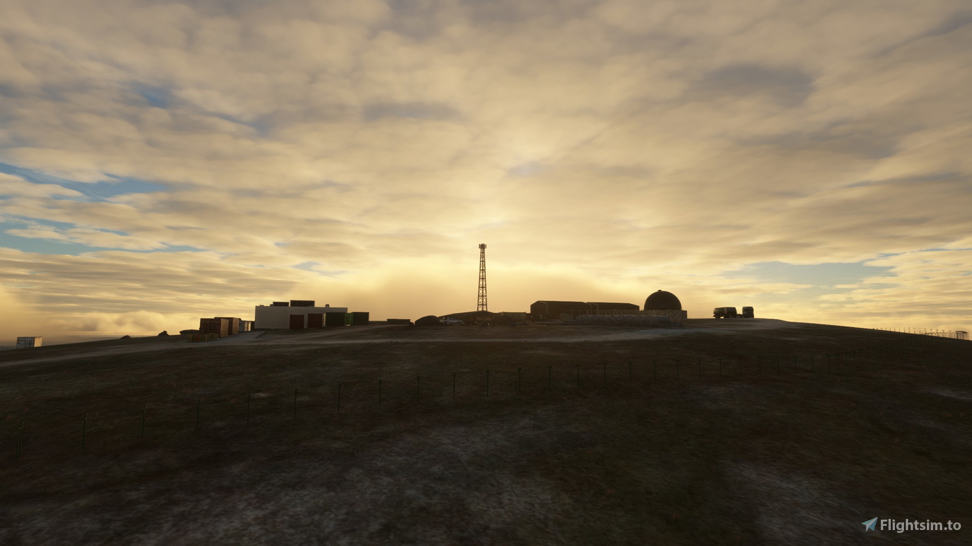 Remote Radar Head Mount Alice, with helipad, West Falkland for ...