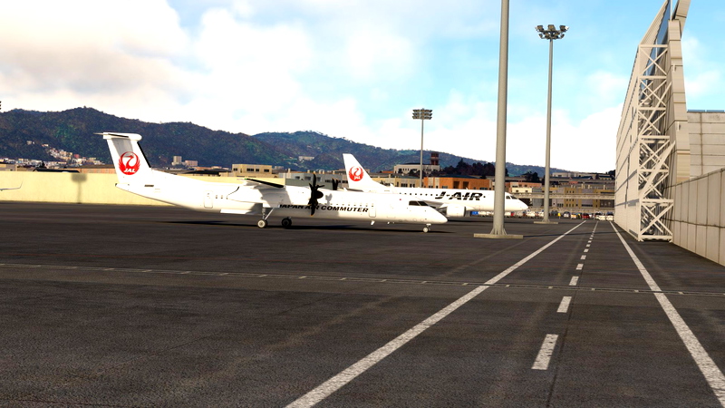 Remote Stand Static Aircraft，RJOO osaka Itami for Microsoft Flight ...