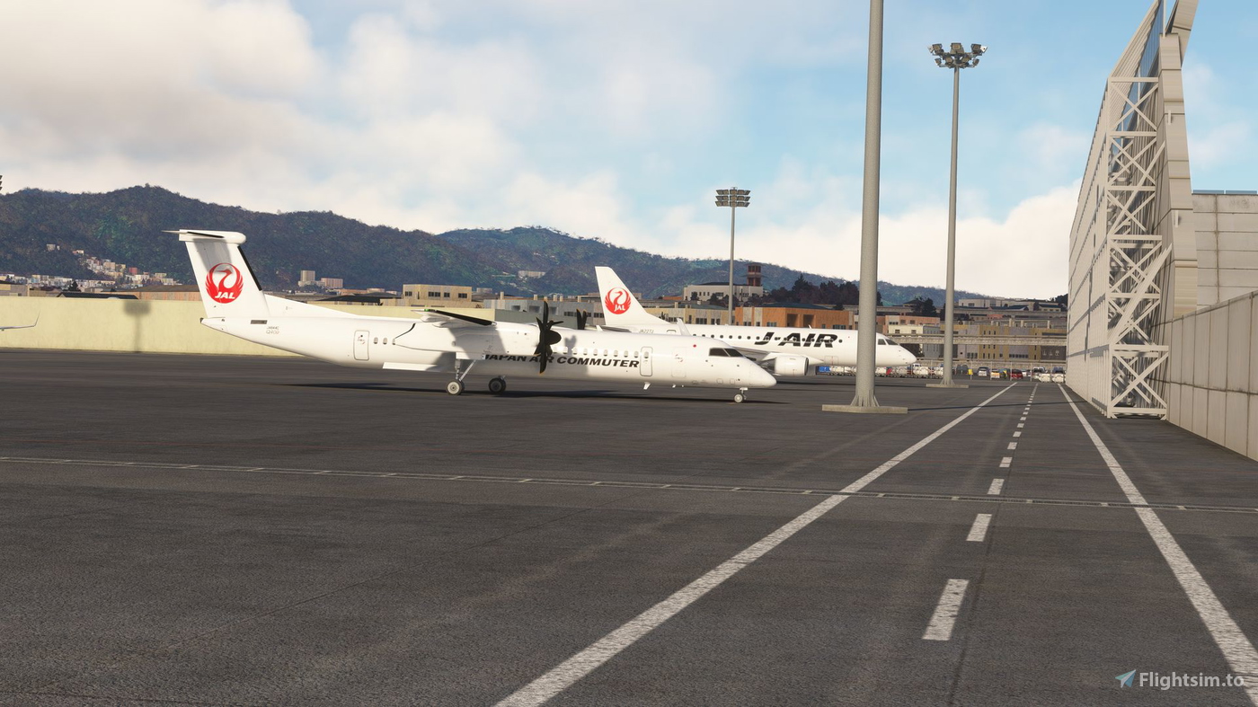 Remote Stand Static Aircraft，RJOO osaka Itami のために Microsoft Flight ...