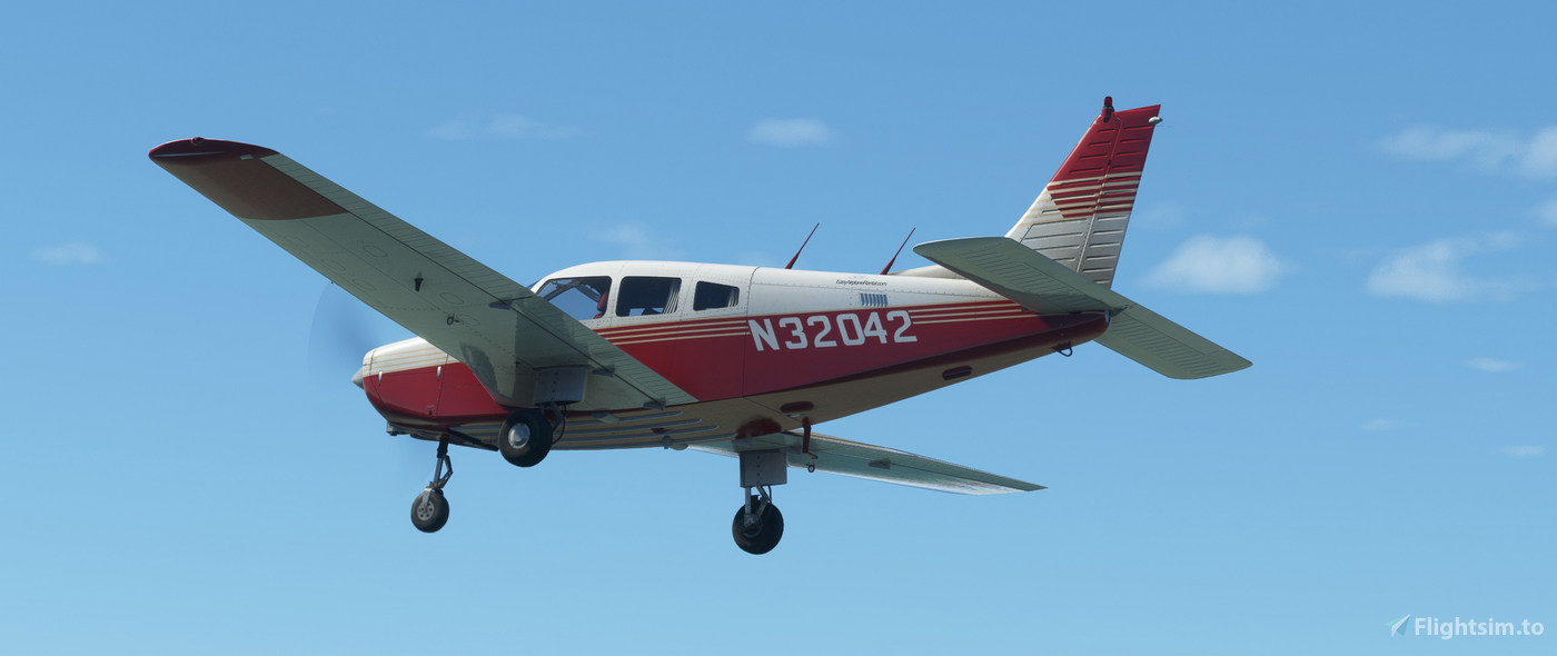 RentAPlane (N32042) - JustFlight Piper Warrior II for Microsoft Flight ...