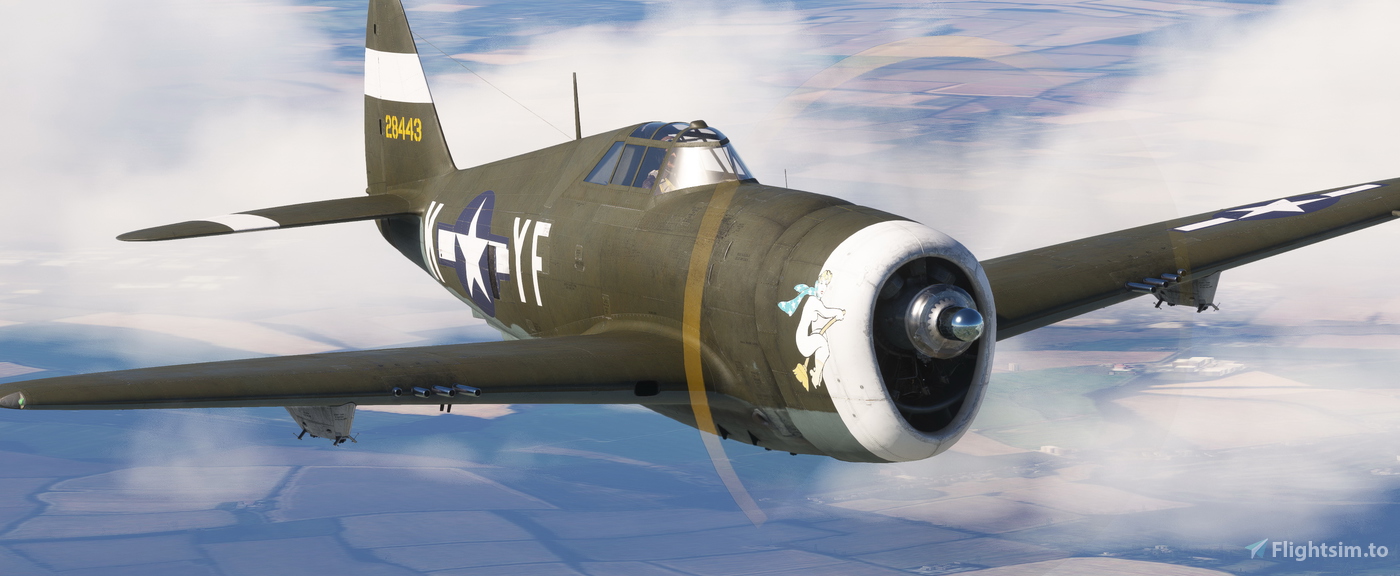 Republic P-47D Razorback 355th FG YF-K "Witch Hazel" for Microsoft ...