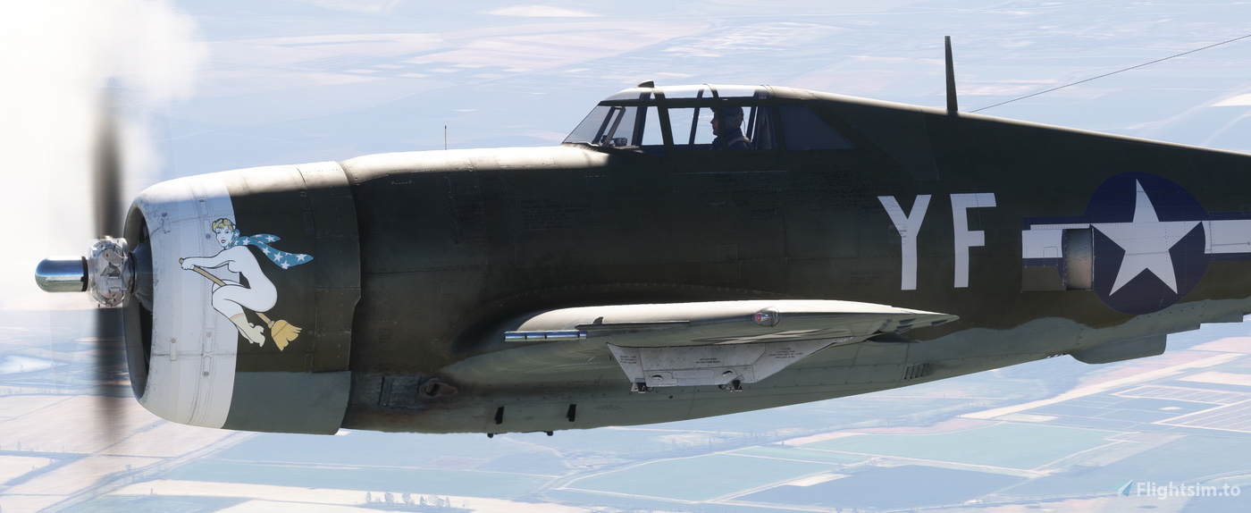 Republic P-47D Razorback 355th FG YF-K "Witch Hazel" for Microsoft ...