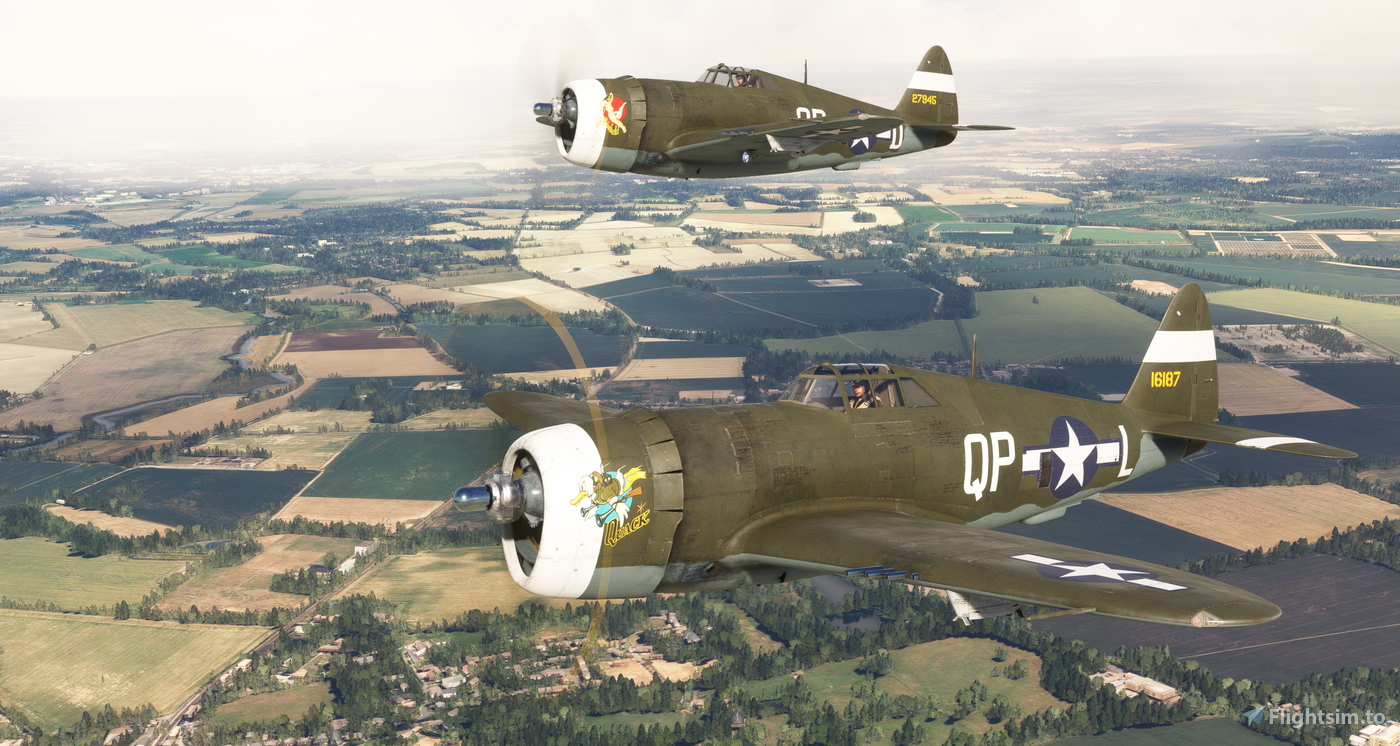 Republic P-47D Razorback 4th FG QP-L "Quack" for Microsoft Flight ...