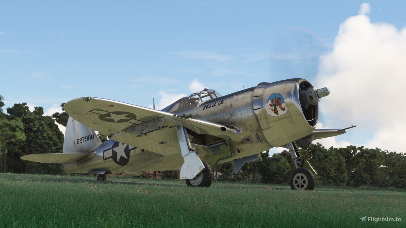Republic P-47D Razorback 79th FG X46 "Had it" for Microsoft Flight ...
