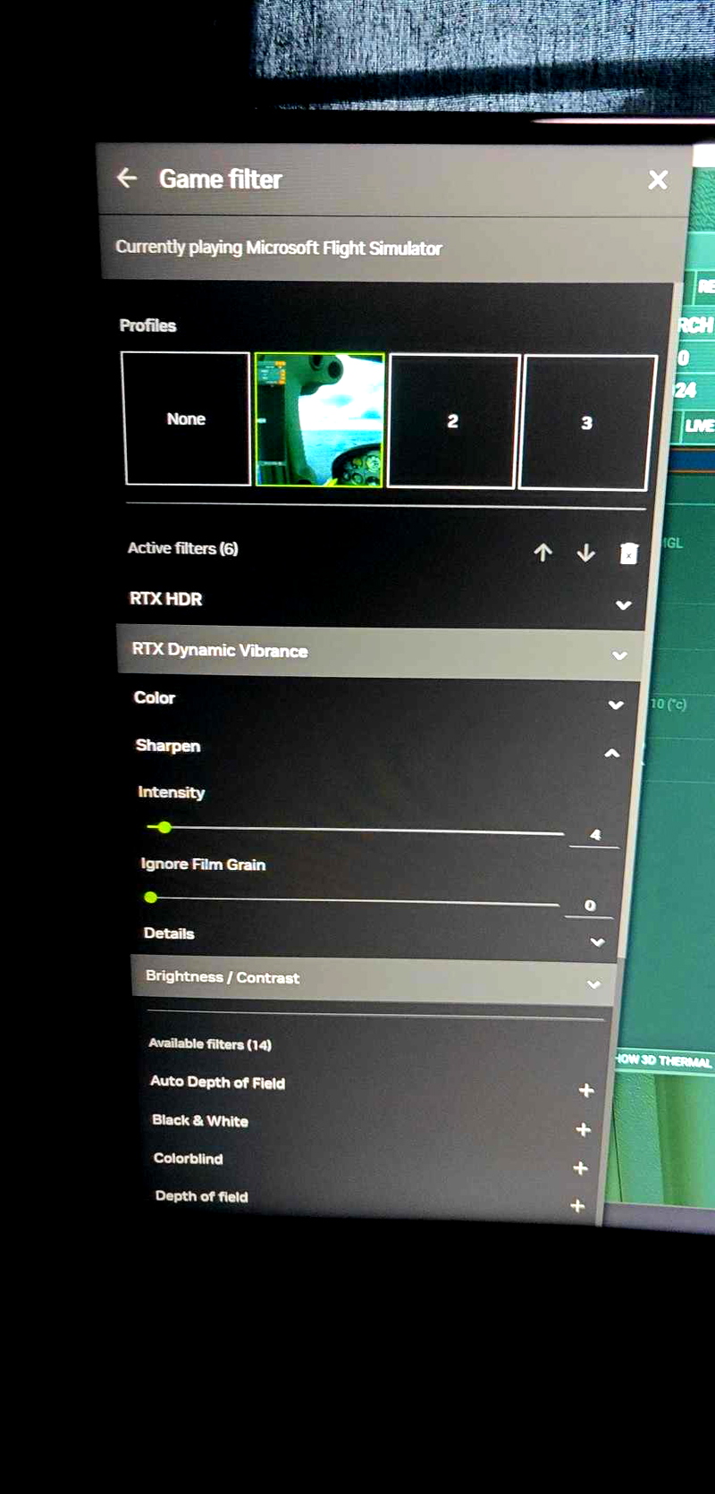 Reshade+Nvidia filter more realistic preset for Microsoft Flight ...