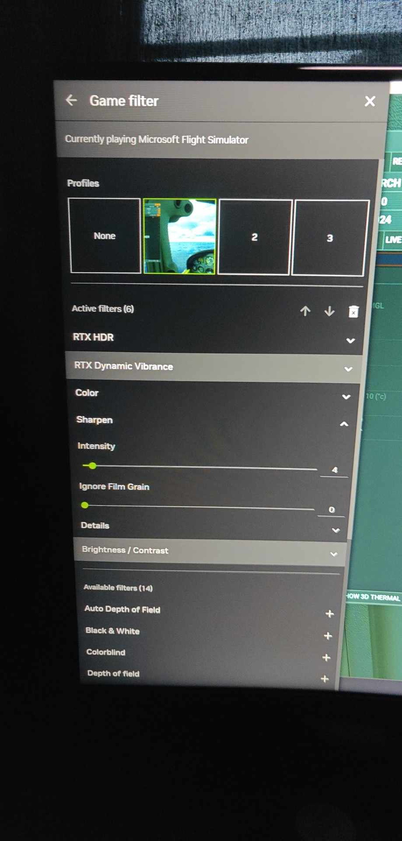 Reshade+Nvidia filter more realistic preset for Microsoft Flight ...