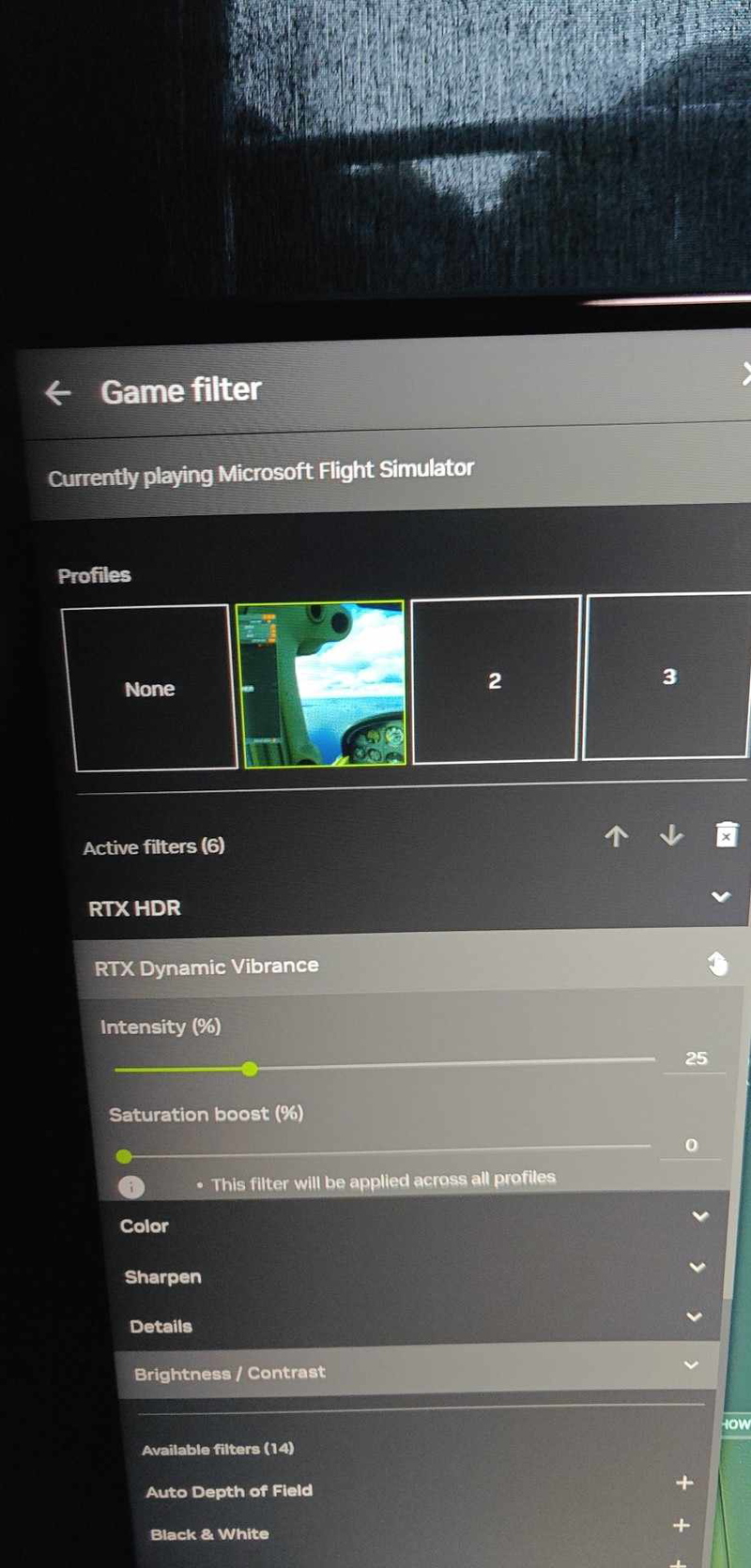 Reshade+Nvidia filter more realistic preset for Microsoft Flight ...