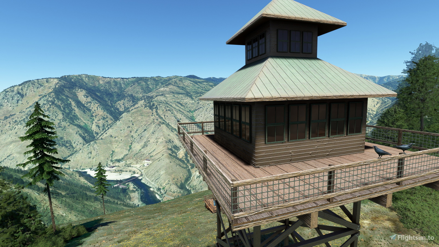 Riggins Idaho Lookout 68ID pour Microsoft Flight Simulator | MSFS
