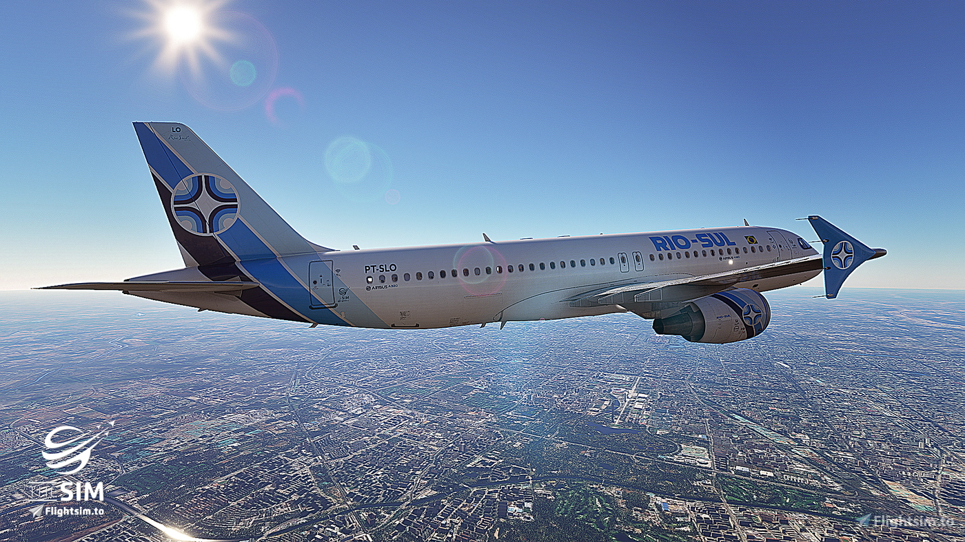 RIO-SUL [8K] Livery PT-SLO for Microsoft Flight Simulator | MSFS