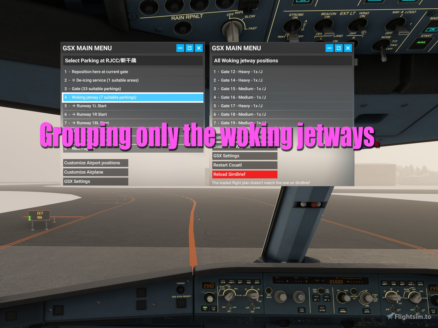 RJCC Sapporo New Chitose intel, GSX-Profile (kapi's Scenery)(japan) for Microsoft Flight ...