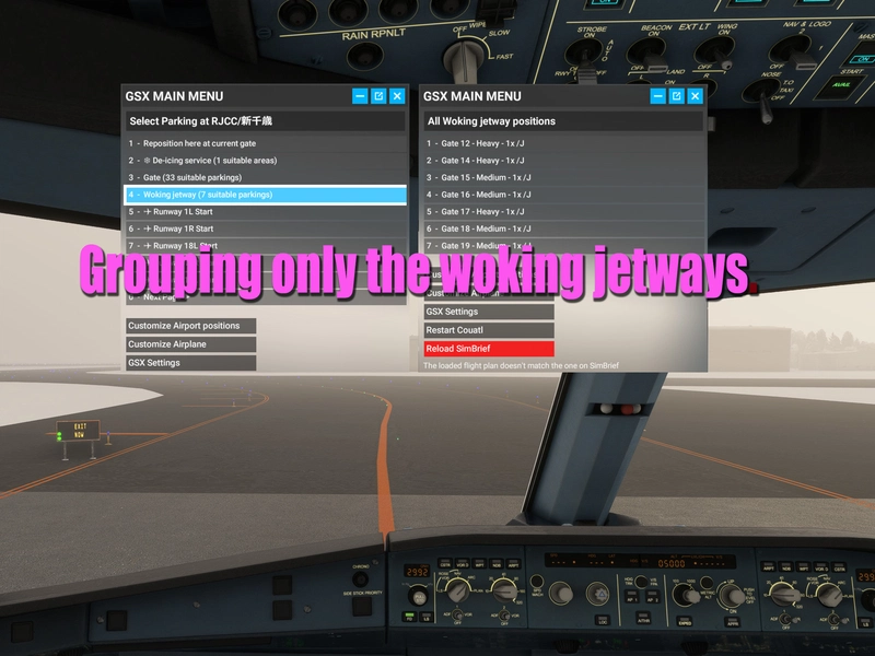 RJCC Sapporo New Chitose intel, GSX-Profile (kapi's Scenery)(japan) for Microsoft Flight ...