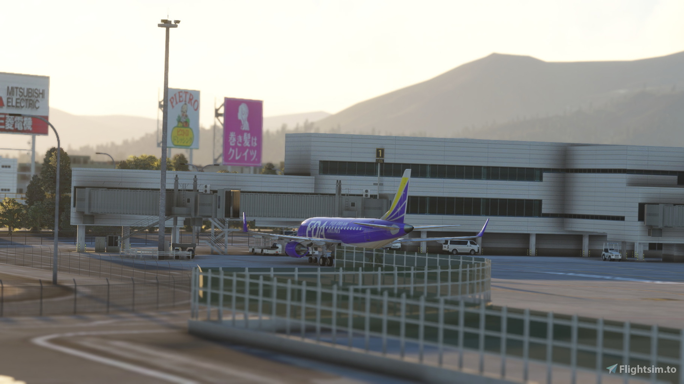 RJFF Fukuoka FSLTL Static Aircraft for Microsoft Flight Simulator | MSFS