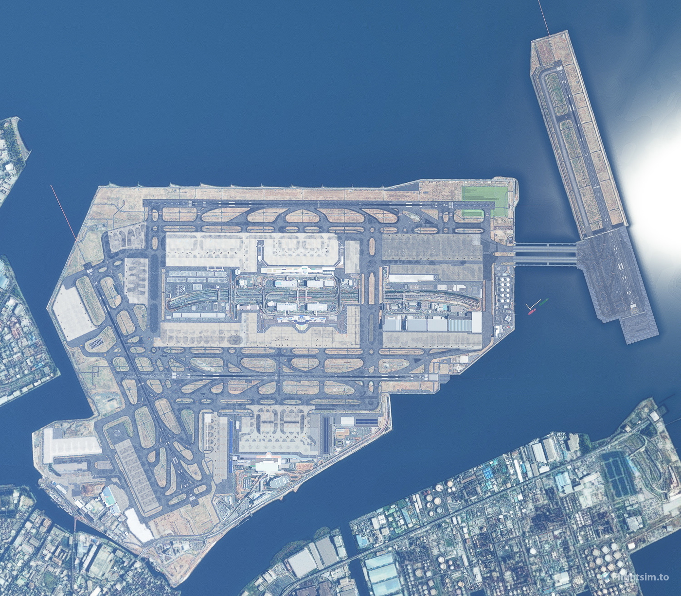 RJTT Tokyo International Airport, revised based on the New Aerodrome ...