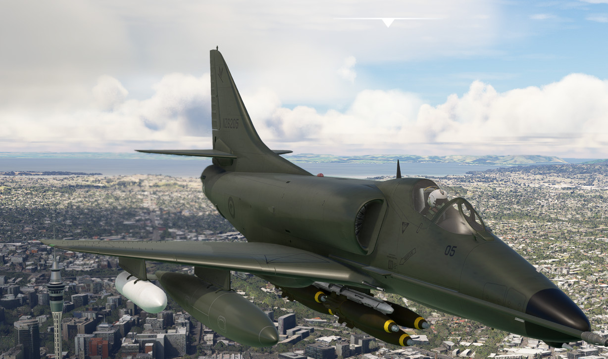 RNZAF A-4K Skyhawk NZ6205 for Microsoft Flight Simulator | MSFS