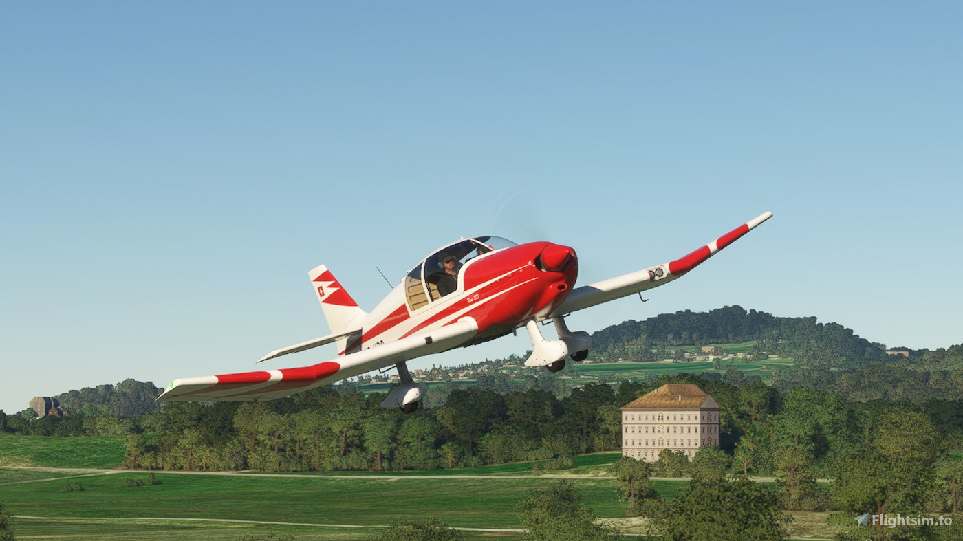Robin DR 400 HB-KDO SG Knonaueramt for Microsoft Flight Simulator | MSFS