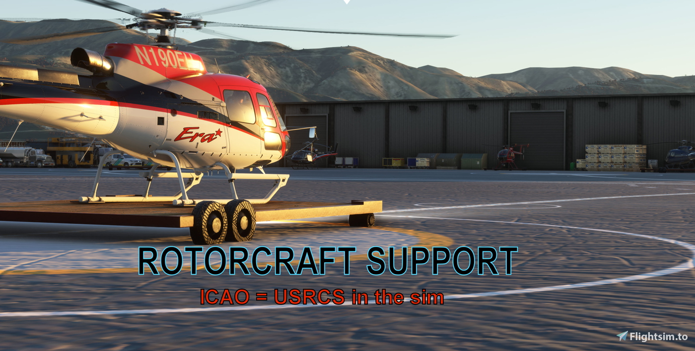 Rotorcraft Support Helipad/Heliport Maintainance Base pro Microsoft ...