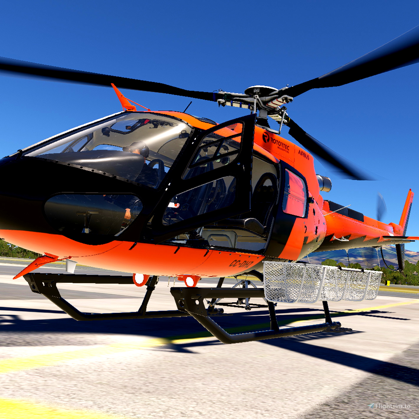 Rotortec Helicopters - CowanSim H125 Livery | CC-DHZ for Microsoft ...