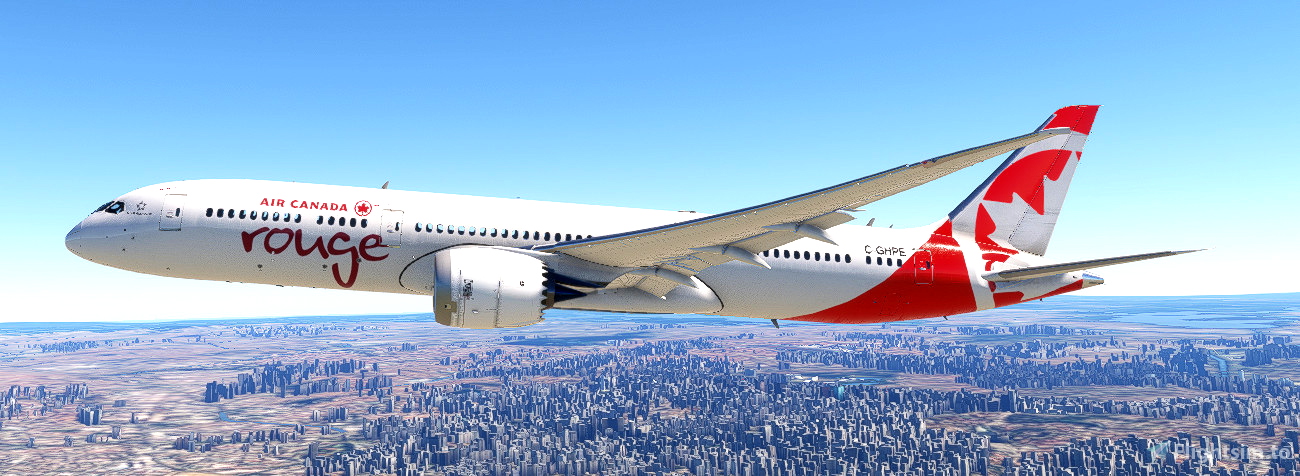 ROUGE [AIR CANADA] [4K] 787-9 for Microsoft Flight Simulator | MSFS