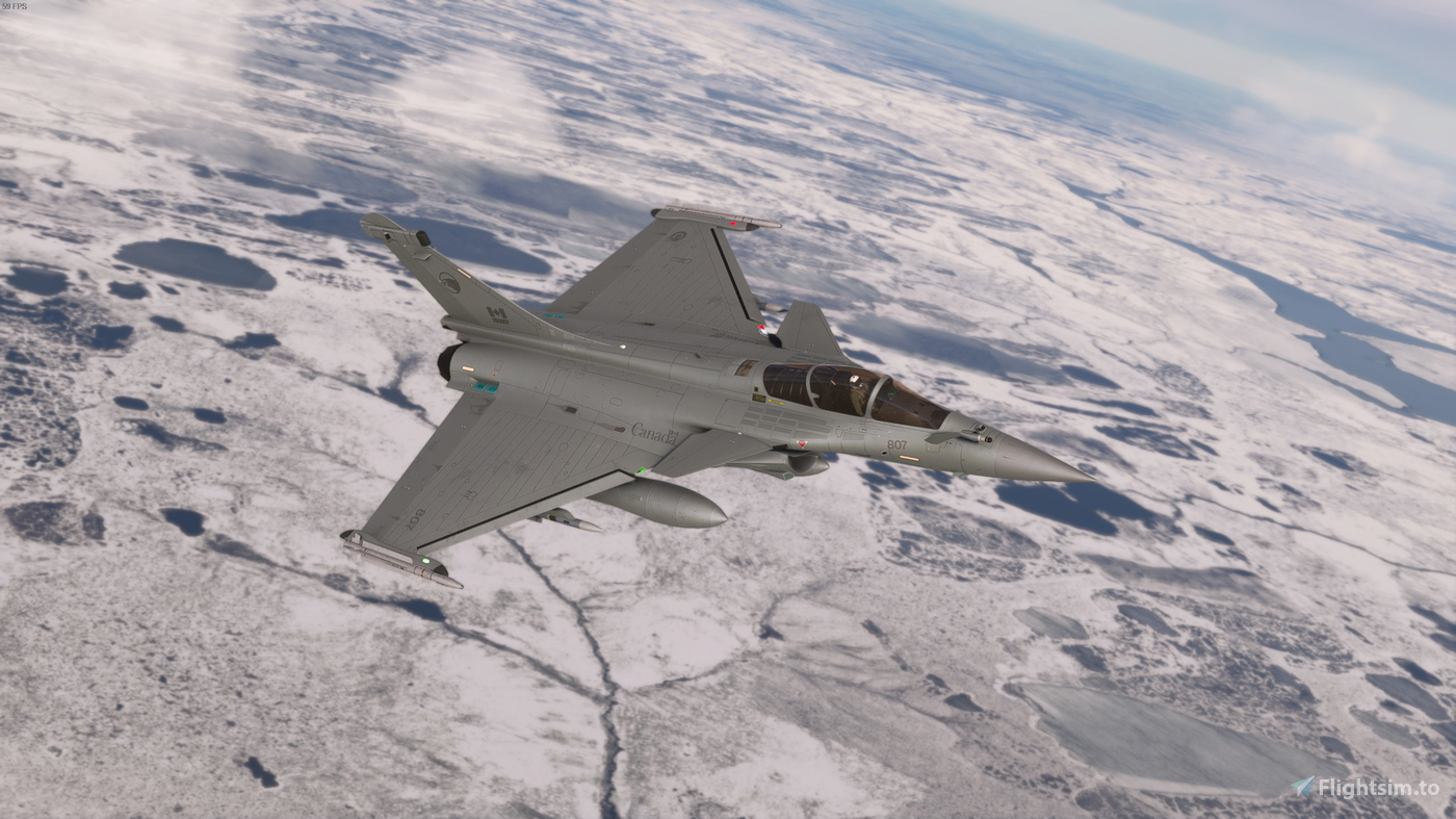 Royal Canadian Air Force (RCAF) | Rafale C 250807 for Microsoft Flight ...