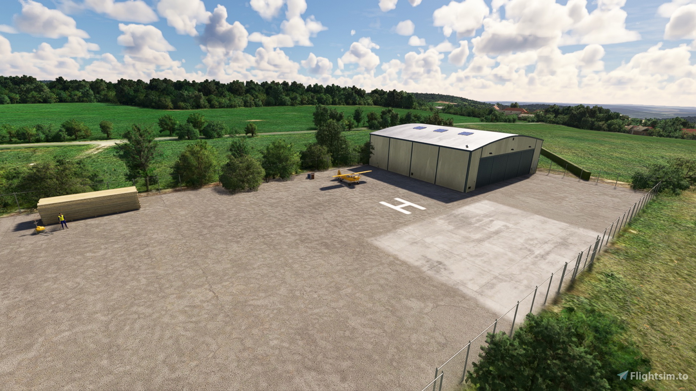 Rudolstadt Groschwitz Airfield EDOK for Microsoft Flight Simulator | MSFS