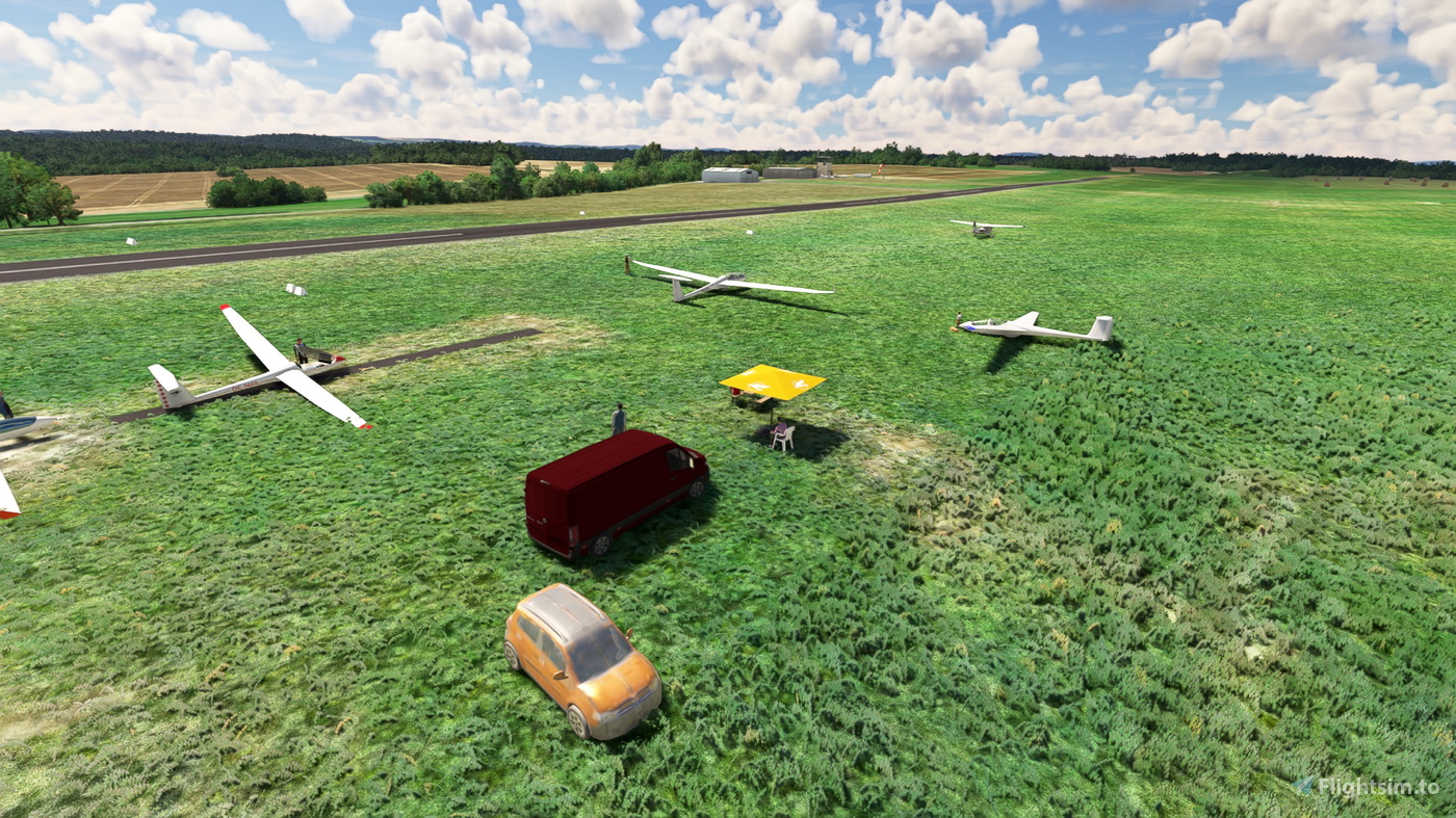 Rudolstadt Groschwitz Airfield EDOK for Microsoft Flight Simulator | MSFS