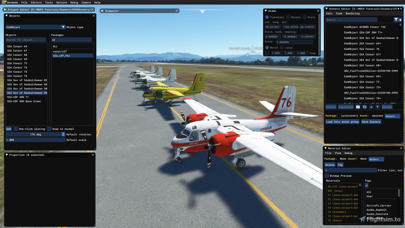 S-2 Tanker Static Aircraft for Microsoft Flight Simulator | MSFS